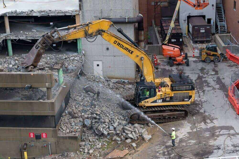 Demolition Dust Control - O'Rourke